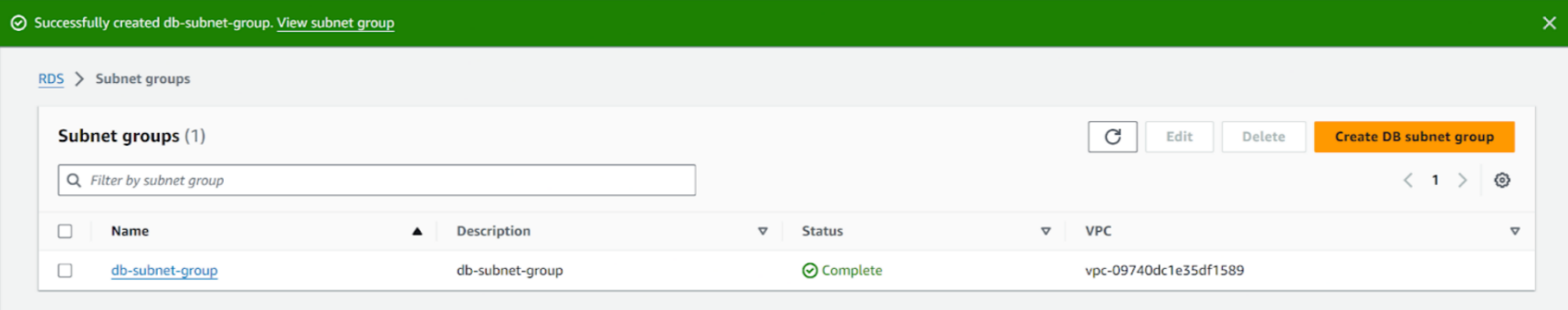 Create Database Subnet Group Start With Amazon Vpc And Aws Vpn Site To Site 3138